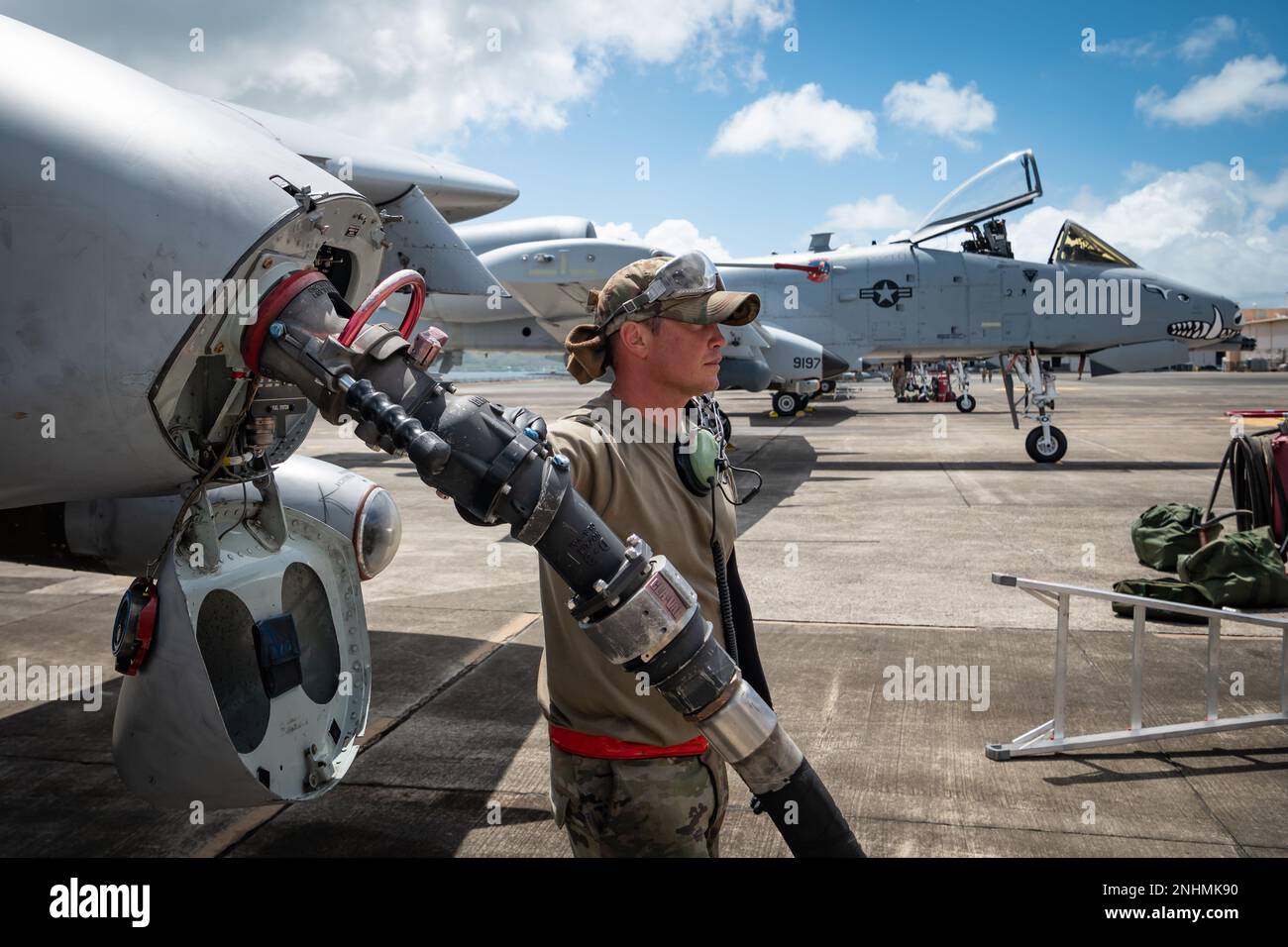 Sr. Airmen Kevin Barker, crew chief with the 924th Fighter Group ...