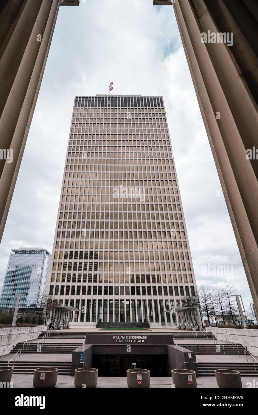 William snodgrass tennessee tower nashville hi-res stock photography ...