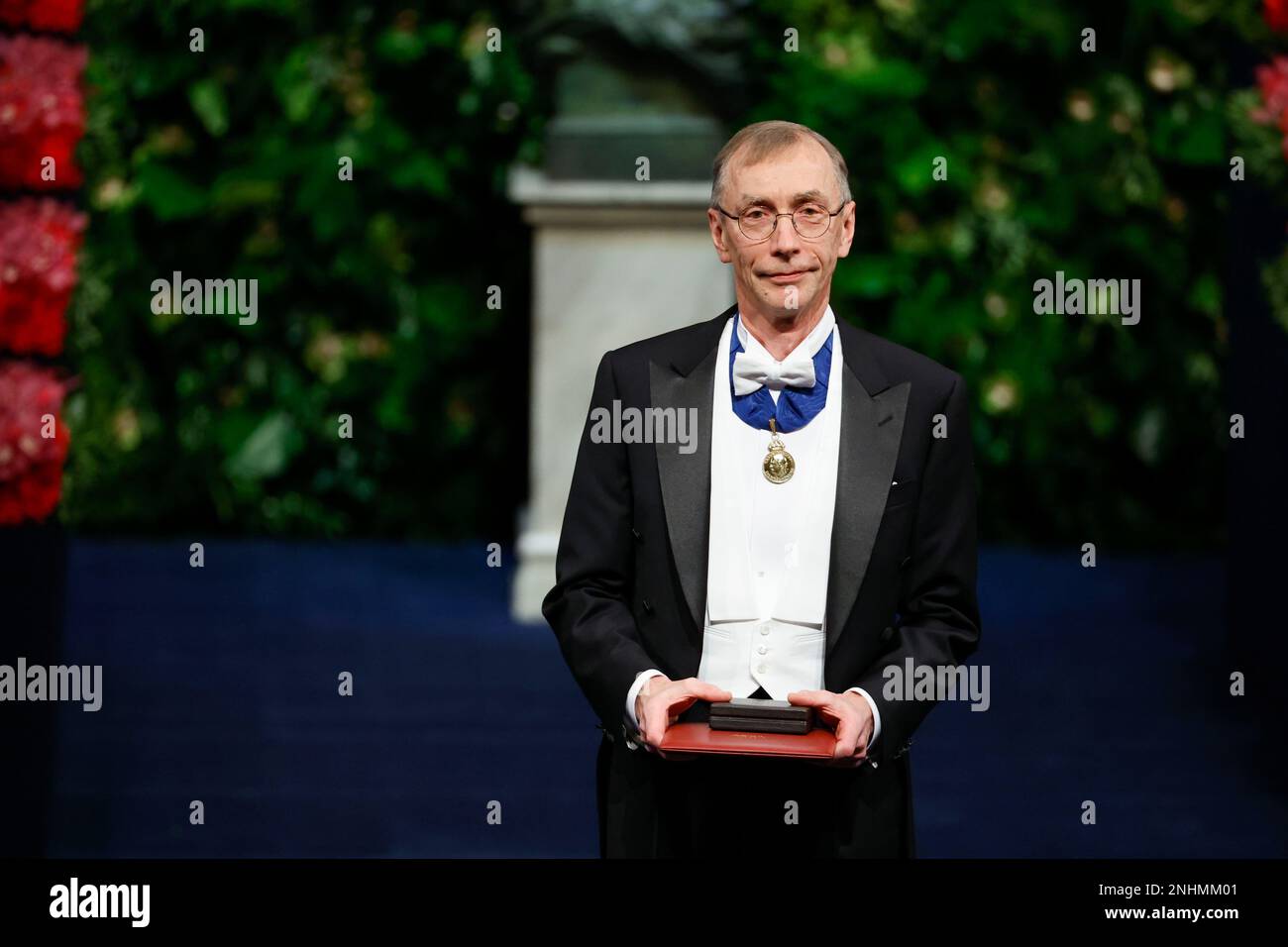 Svante Paabo receives the 2022 Nobel Prize in physiology or medicine during the Nobel Prize ...