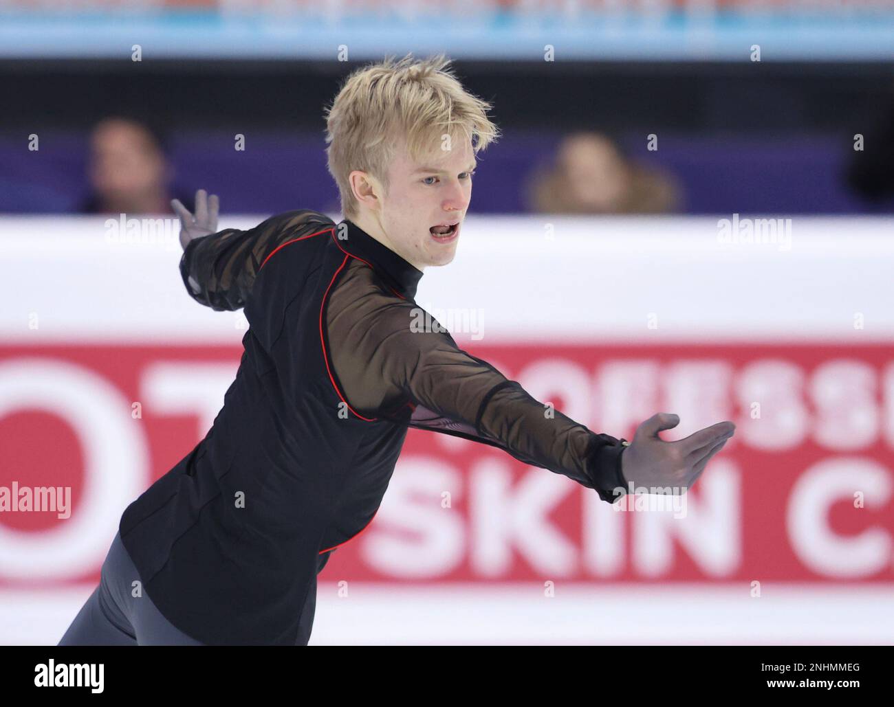 Daniel GRASSL of Italy performs during men free program (F) in ISU ...