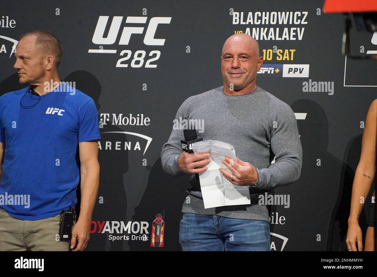 LAS VEGAS, NV - DECEMBER 9: Joe Rogan attends the UFC 282 ceremonial ...