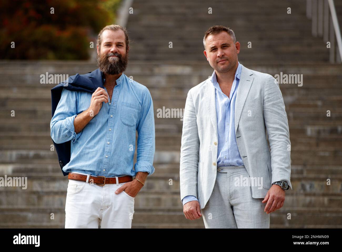 Sam Elsom, cofounder and CEO of Sea Forest with Jonathan Lobban from MJ ...