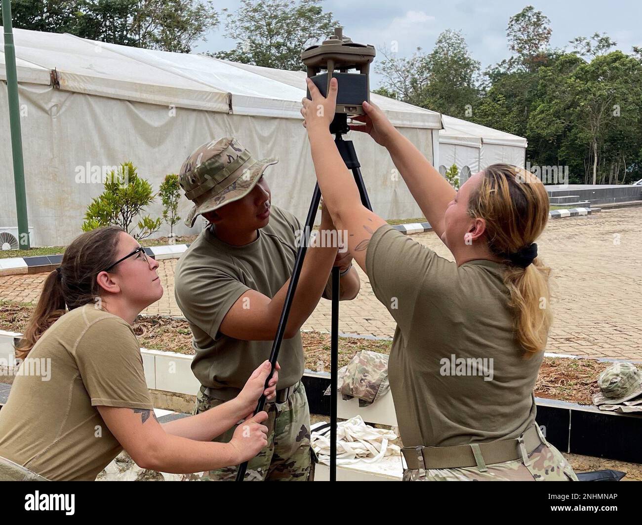 Capt. O’Chun Jones, Staff Sgt. Joshua Evangelista, and Airman 1st ...