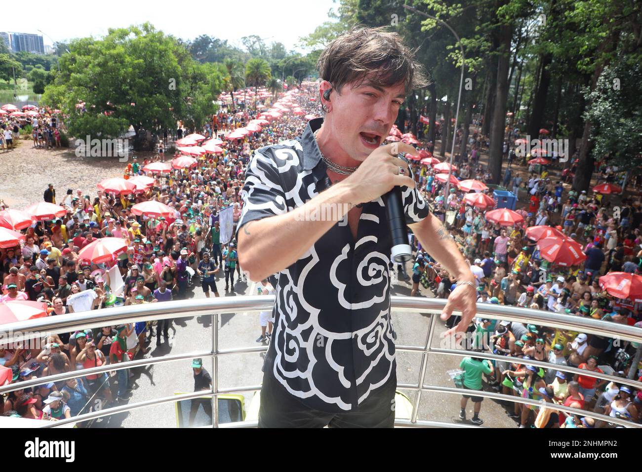 Sao Paulo, Sao Paulo, Brasil. 21st Feb, 2023. (INT) Brazilian singer Di ...