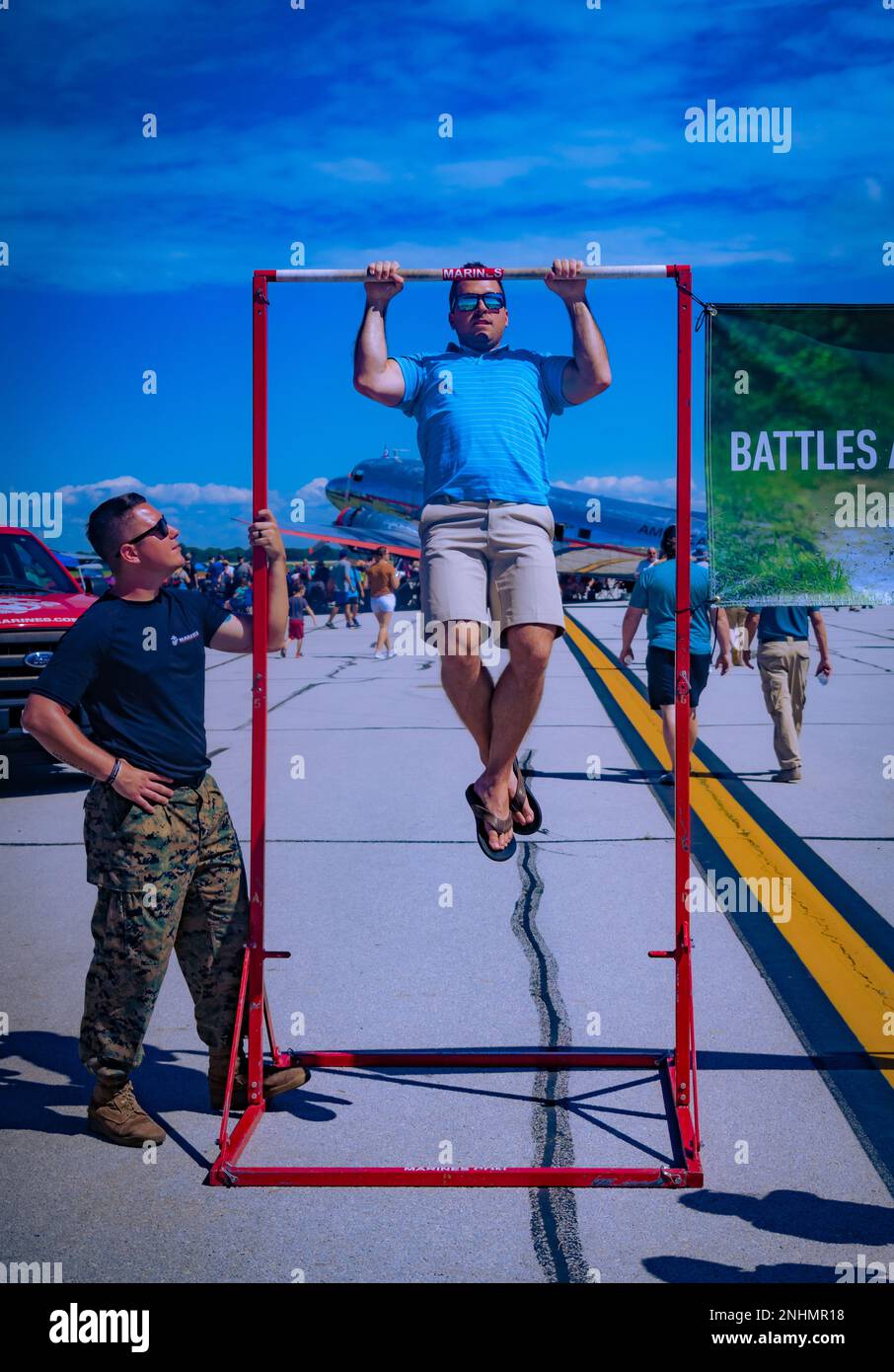 Sgt. Timothy L. Hayes, a Marine recruiter with Recruiting Station ...