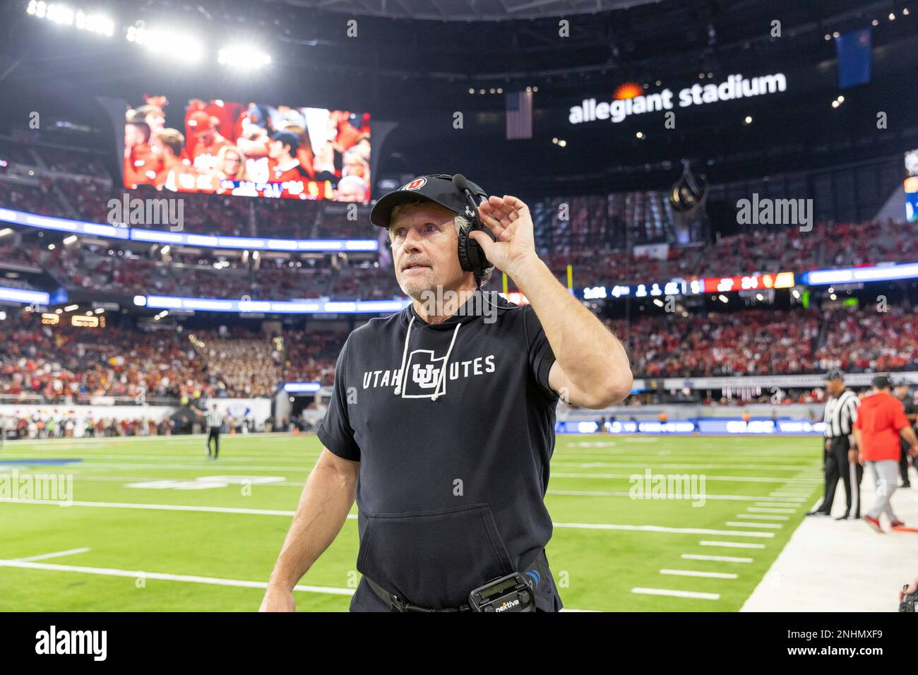 Utah head coach Kyle Whittingham is Gatorade dunked in celebration ...