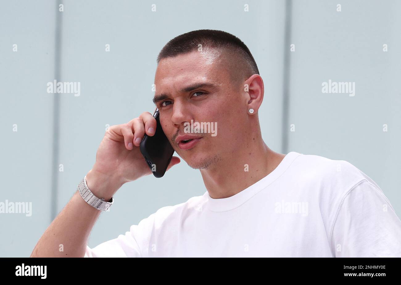 Australian boxer Tim Tszyu during a media opportunity at King George ...