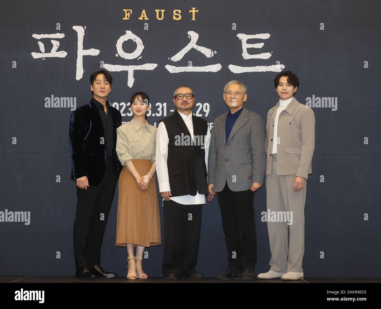 22nd Feb, 2023. Musical 'Faust' The stars of the new musical "Faust ...