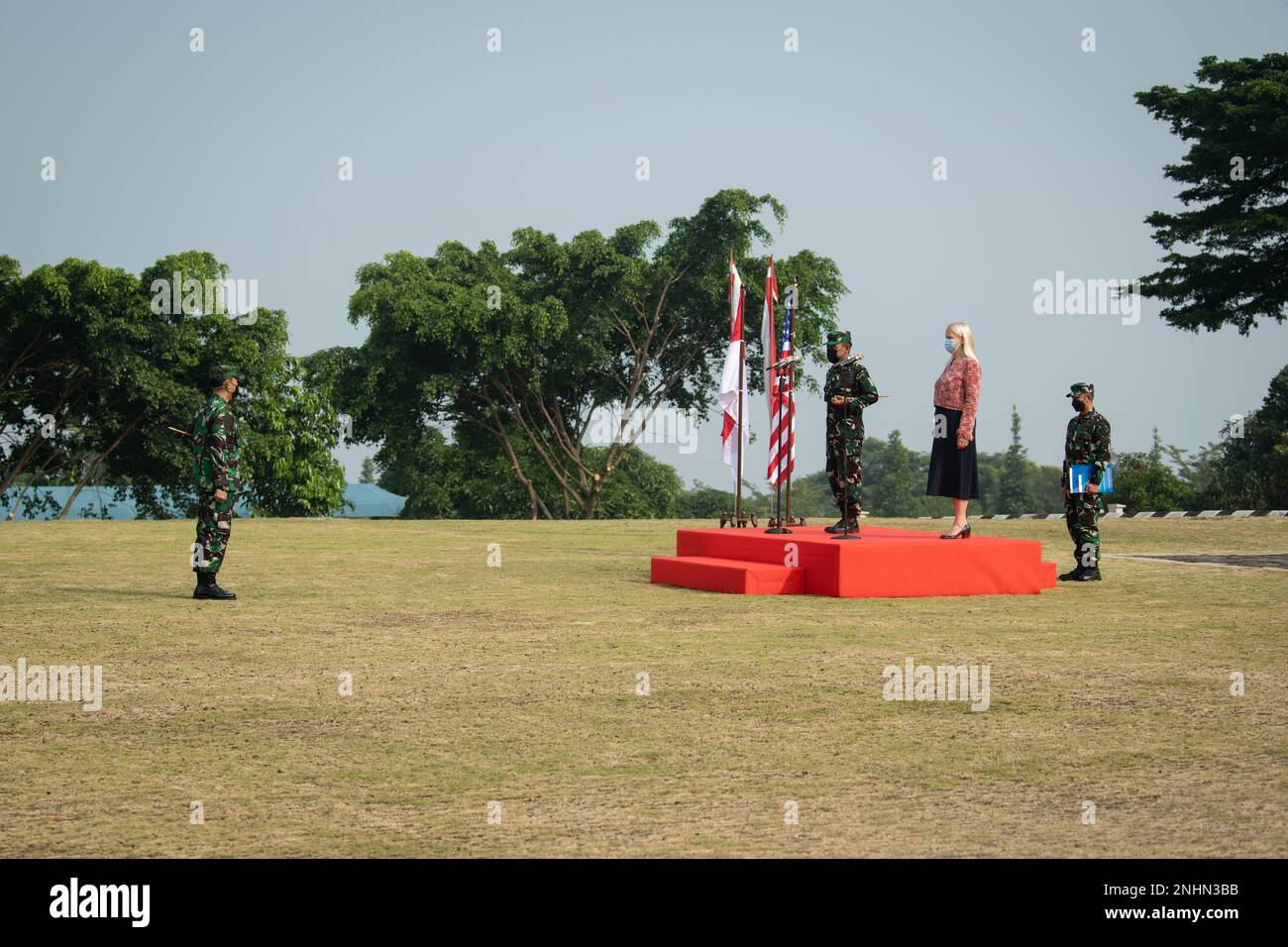 ASEAN Chargé D’Affaires Kate Rebholz and TNI-AU Air Vice Marshal ...