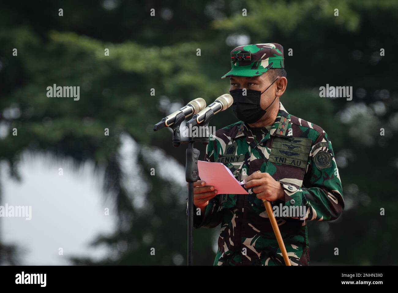 ASEAN Chargé D’Affaires Kate Rebholz and TNI-AU Air Vice Marshal ...