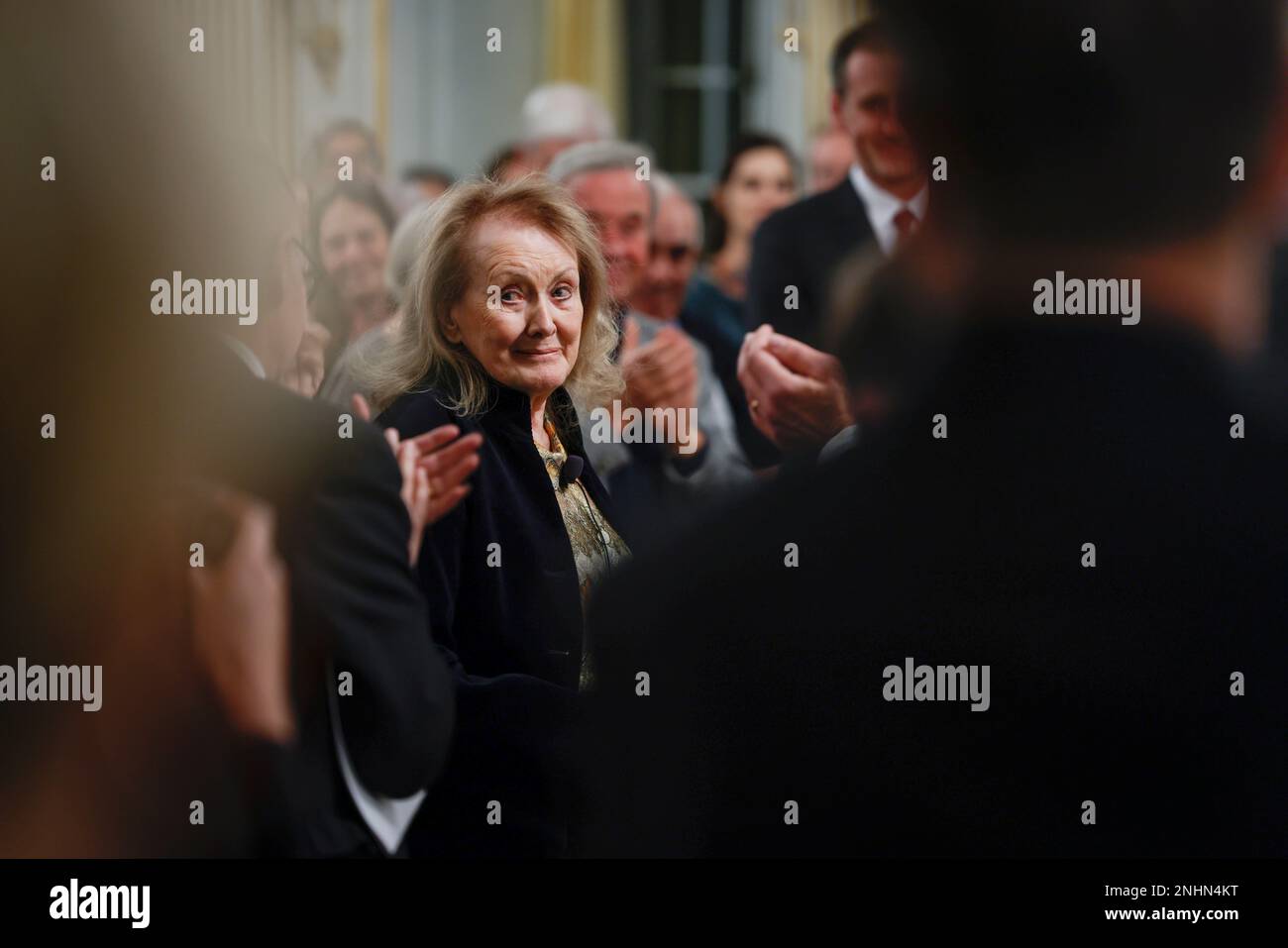 French author Annie Ernaux, winner of the Nobel Prize for Literature ...