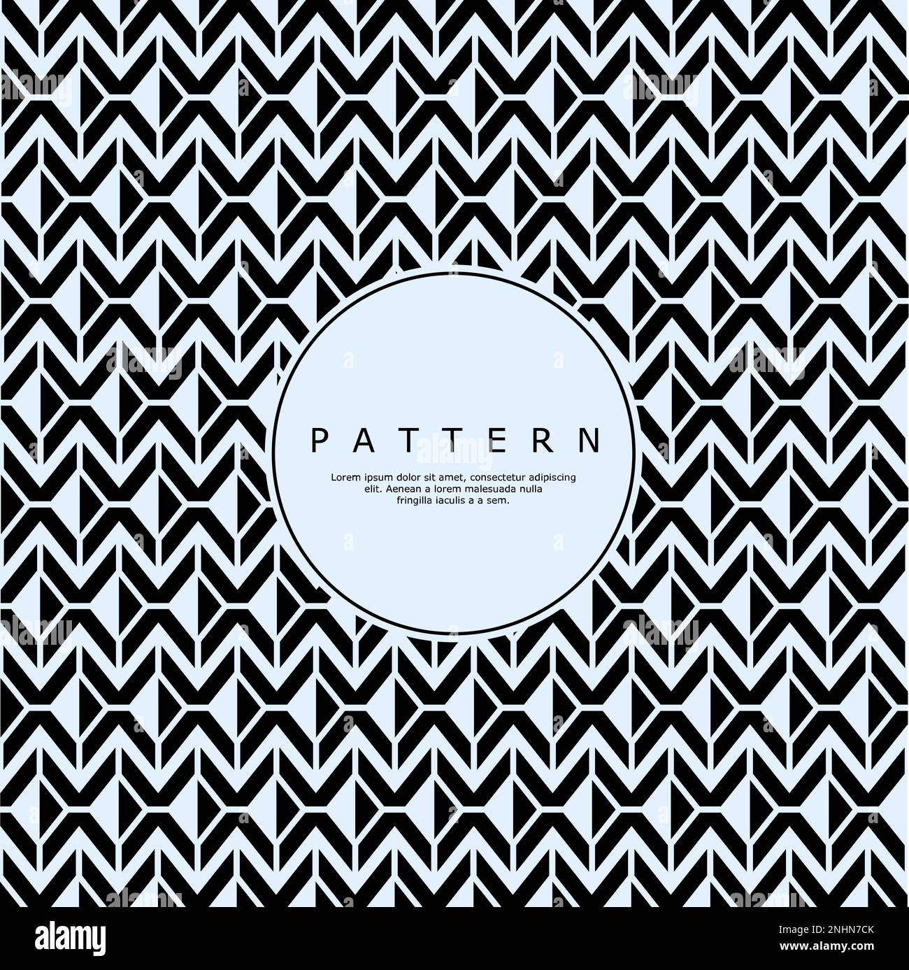 Simple zig zag square abstract pattern design. Fancy diamond stripe ...