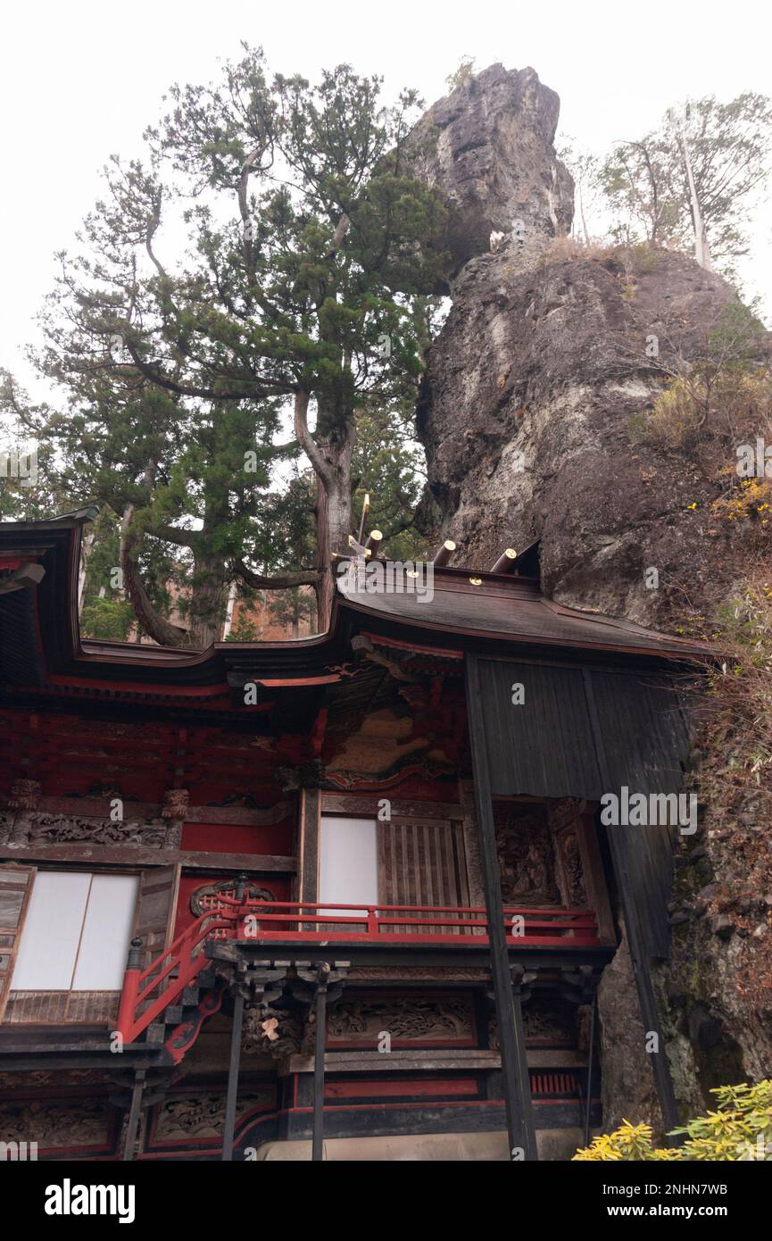 Haruna Shrine in the autumn, Gunma, Japan Stock Photo - Alamy