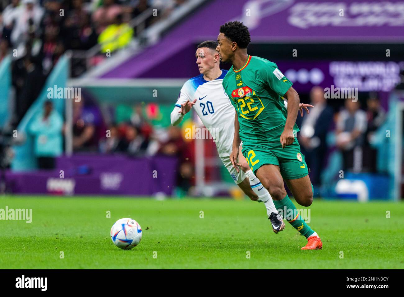 AL KHOR, - DECEMBER 04: Senegal defender Abdou Diallo during the round ...