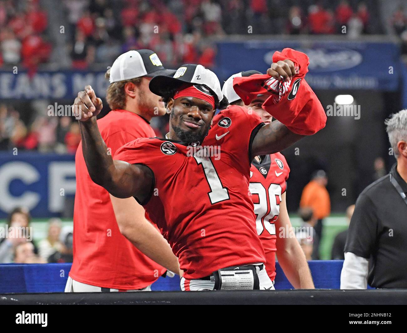 ATLANTA, GA - DECEMBER 03: Georgia Bulldogs Wide Receiver Marcus Rosemy ...