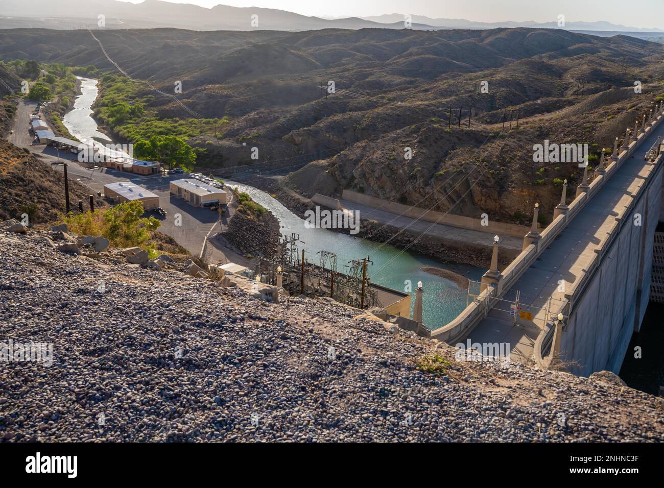 Elephant Butte, NM, USA - May 1, 2022: The Elephant Butte Dam Stock ...