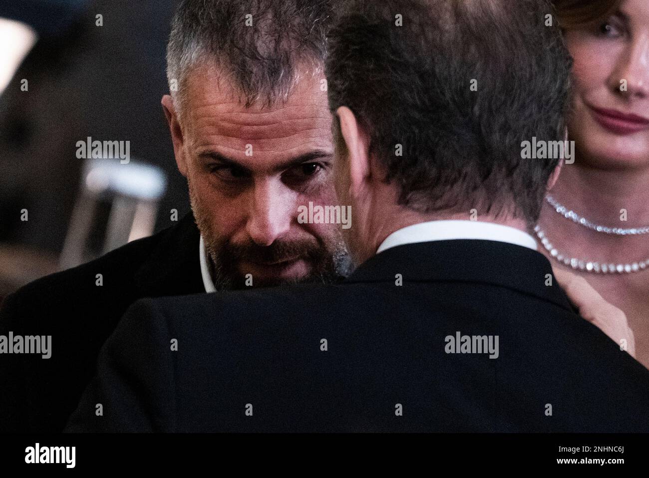 UNITED STATES - DECEMBER 4: Michael Fanone, left, talks with Hunter ...