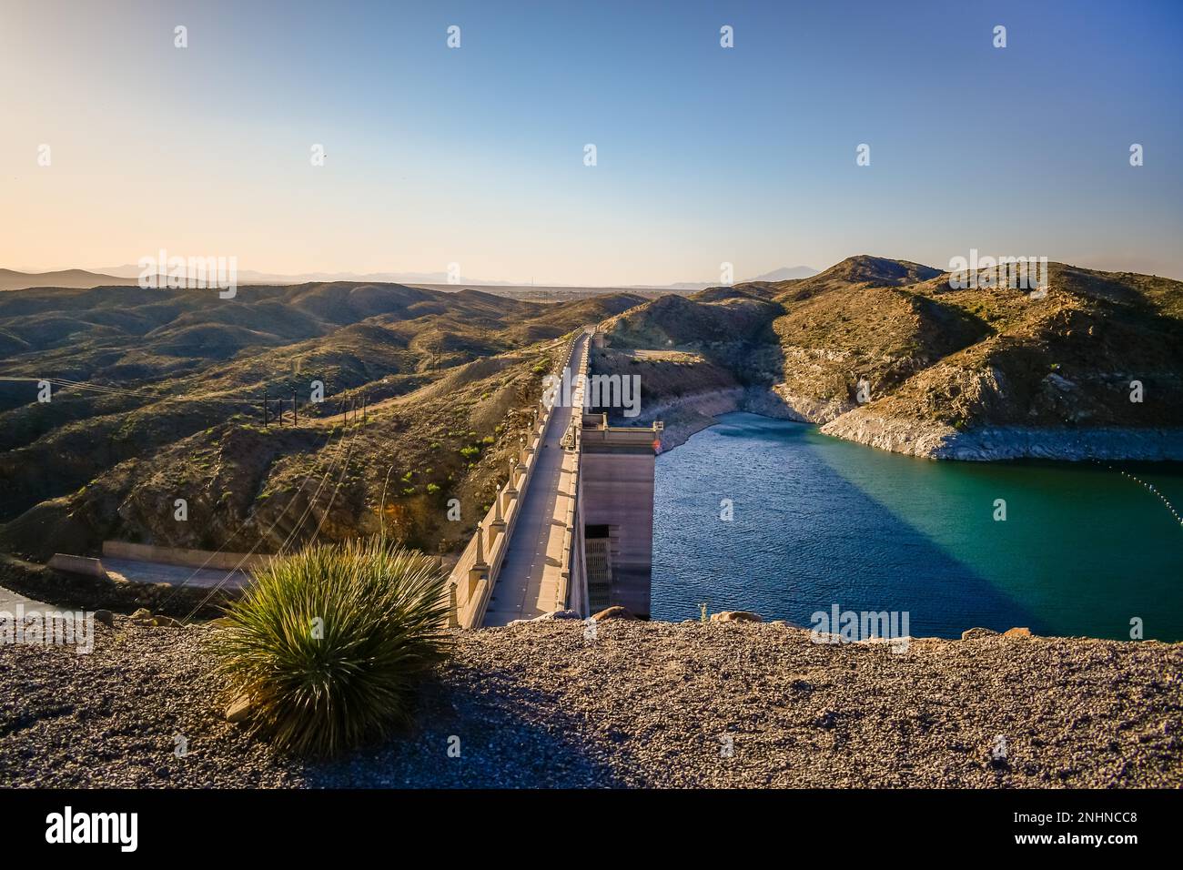 New mexico truth or cosequences elephant butte dam hi-res stock ...
