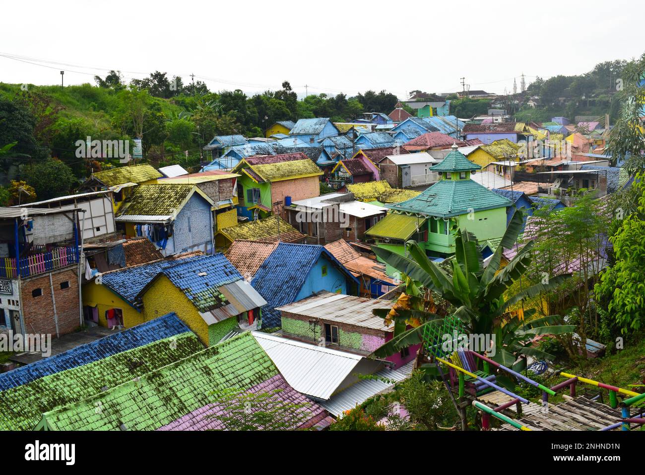 Jodipan colorful village in malang hi-res stock photography and images ...