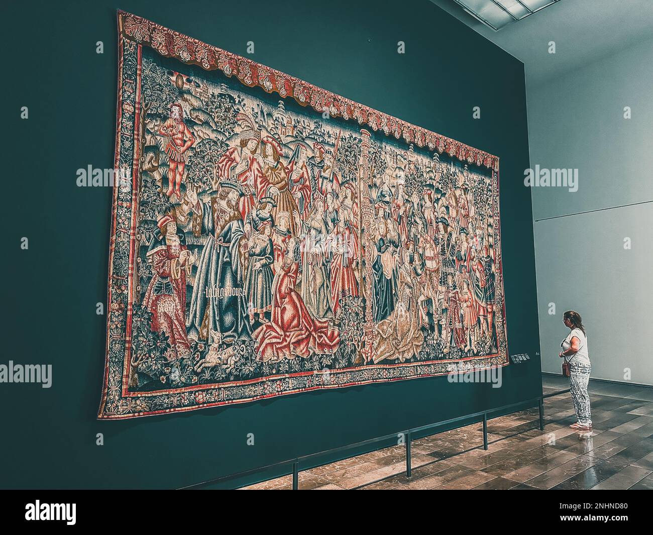 Interior of the Louvre Museum in Abu Dhabi, United Arab emirates Stock ...