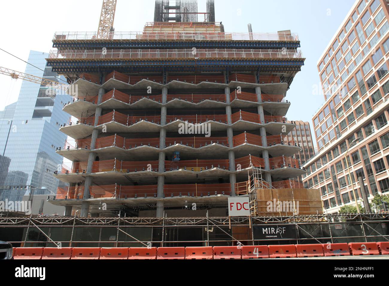 Street view of 160 Folsom St., a former parking lot near the Temporary ...
