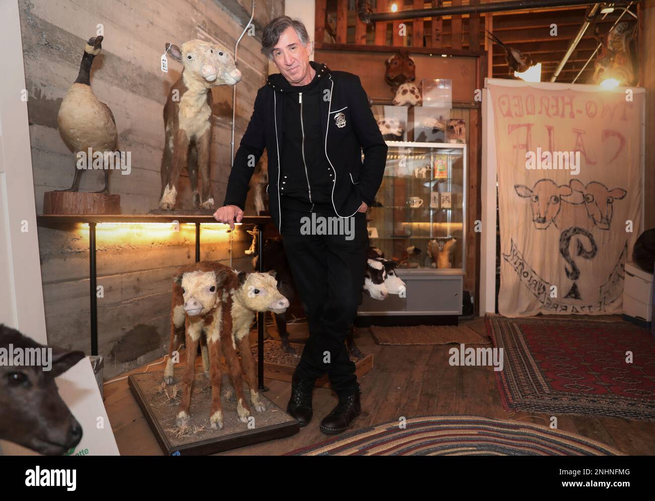 Indie film producer Henry Rosenthal shows his museum of two headed ...