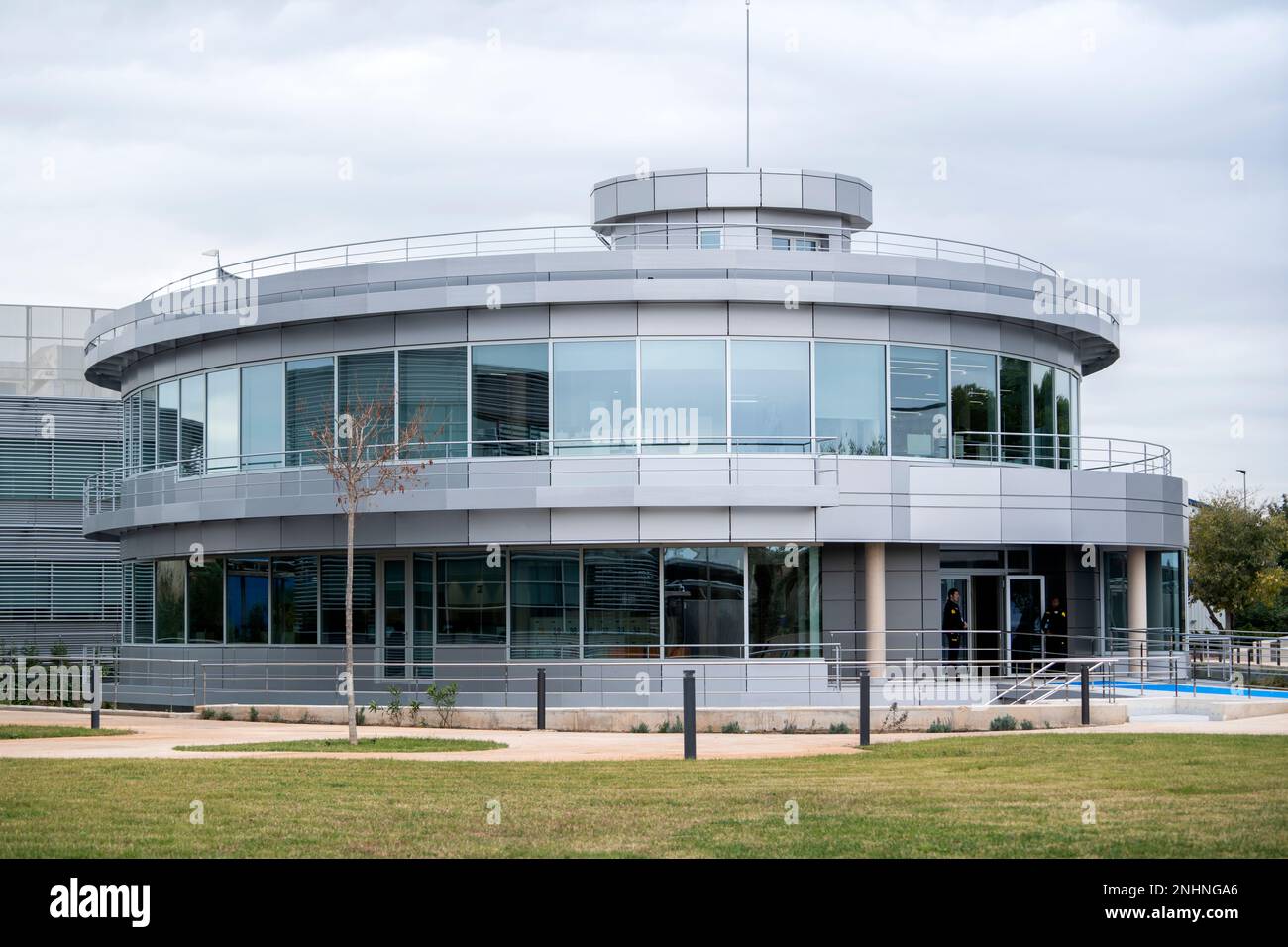 View of the new United Nations building in Quart de Poblet, on December ...