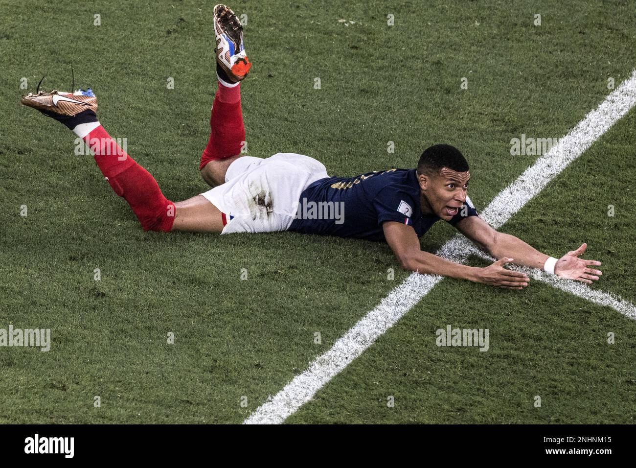 Qatar - Doha - 12/04/2022 - 2022 WORLD CUP, FRANCE X POLAND - Mbappe ...