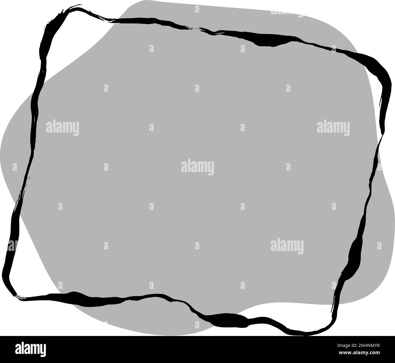 Brush light gray ink Stock Vector Images - Alamy