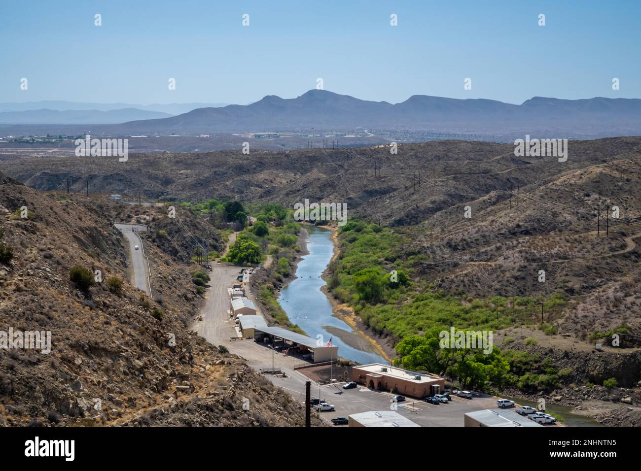 New mexico truth or cosequences elephant butte dam hi-res stock ...