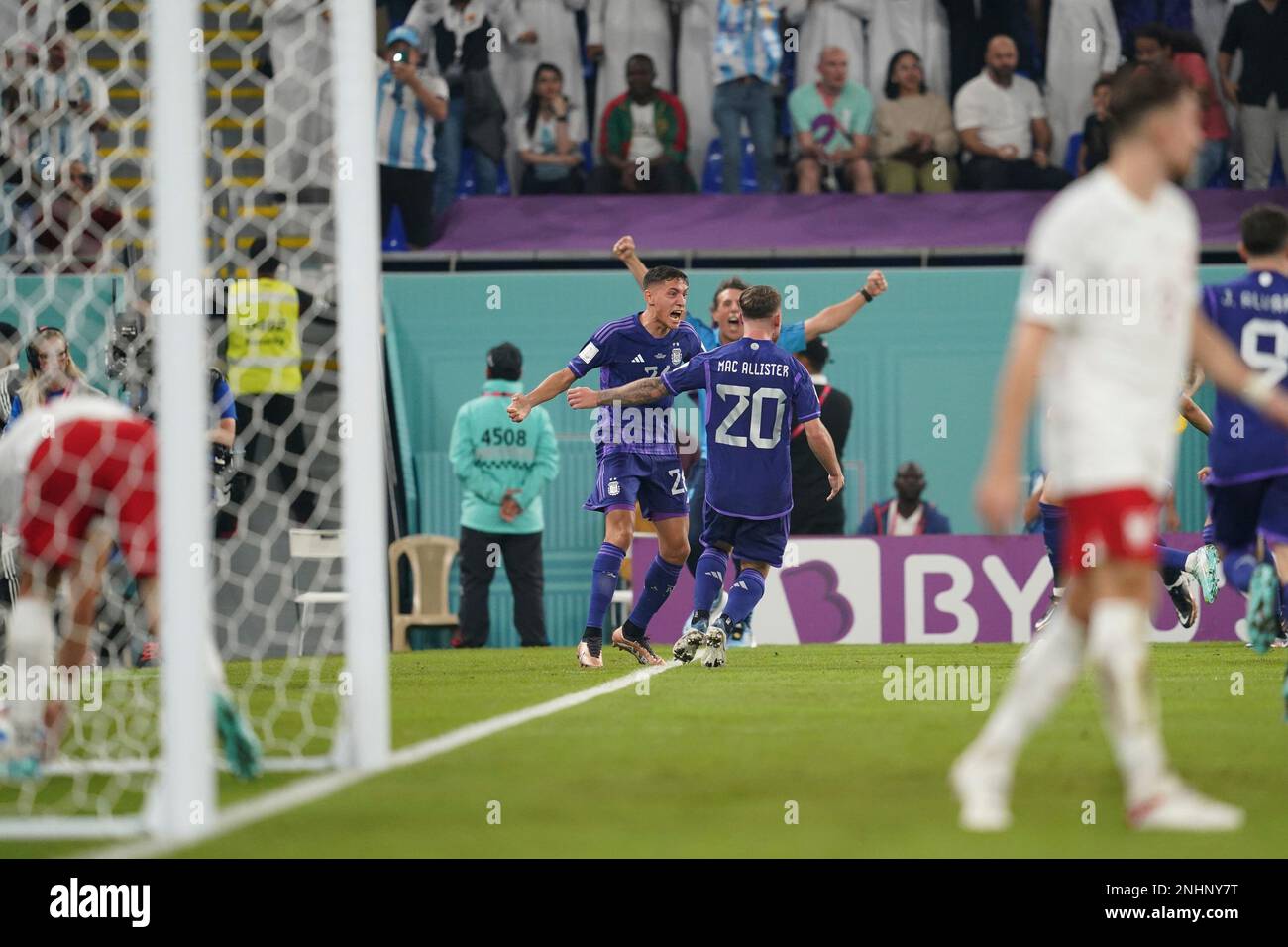 DOHA, QATAR - NOVEMBER 30: Player of Argentina Alexis Mac Allister ...
