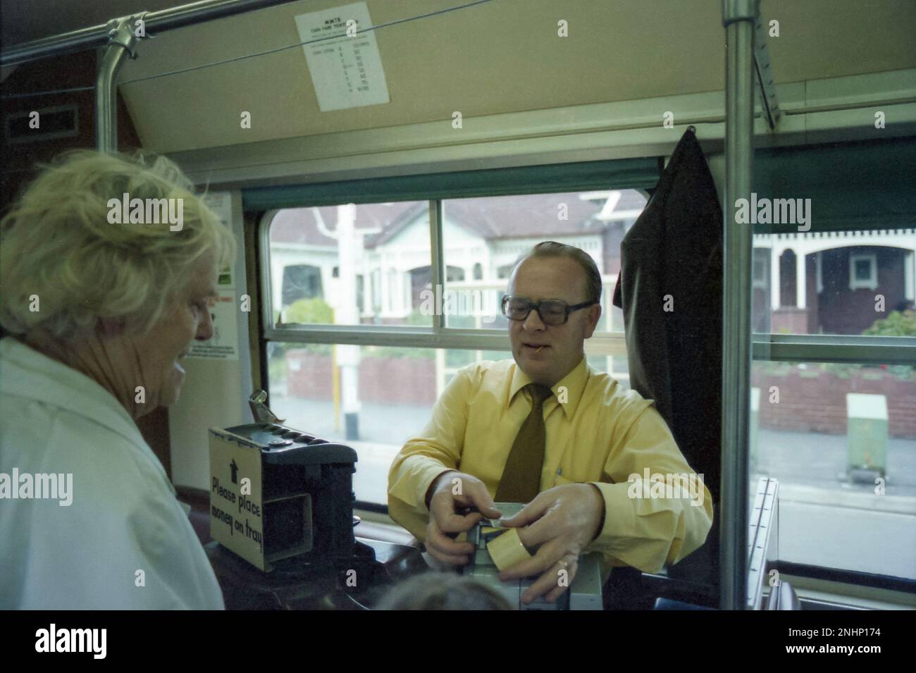Tram conductor 1980s hi-res stock photography and images - Alamy