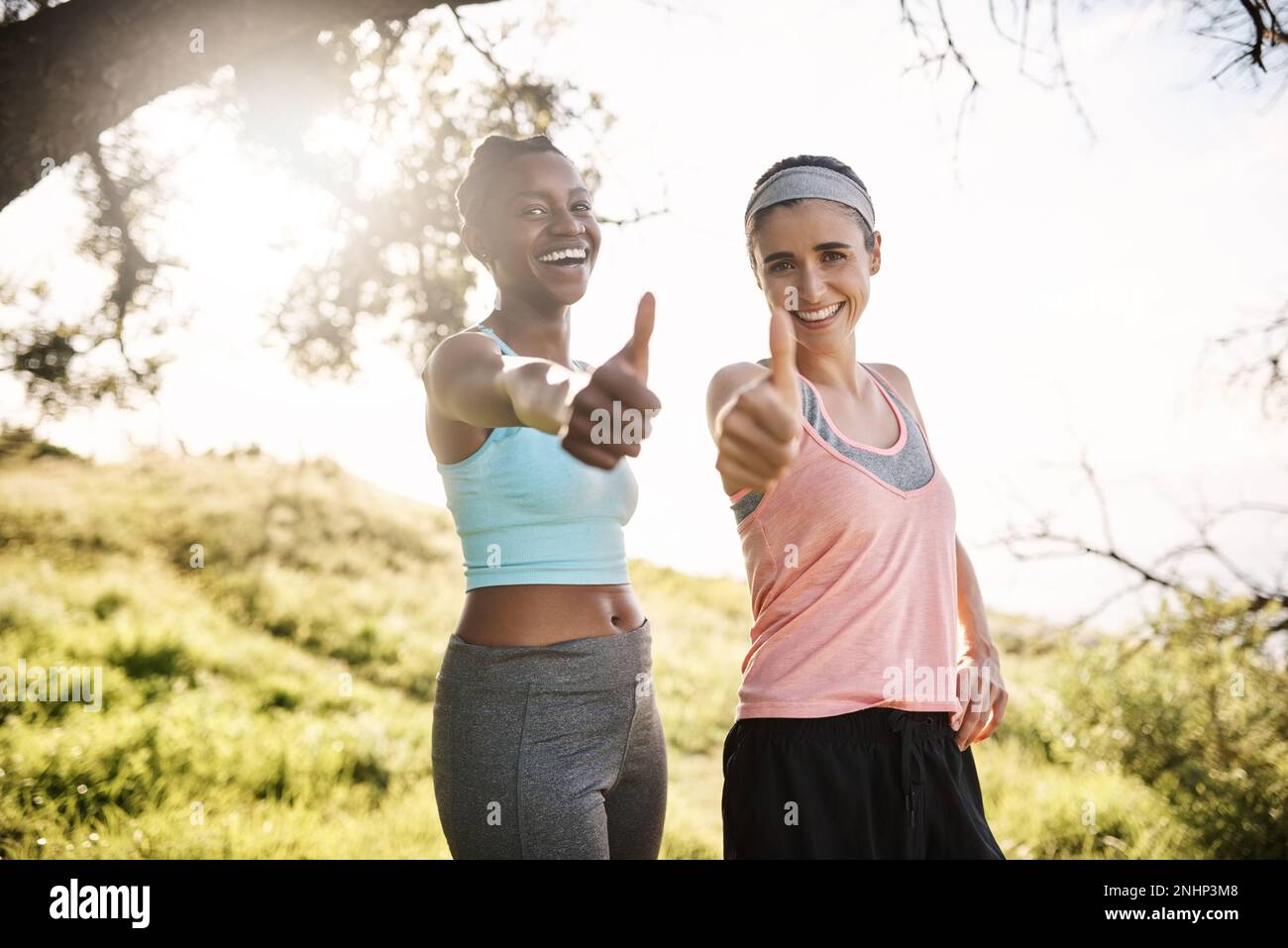 We recommend having someone to workout out with. two friends out ...