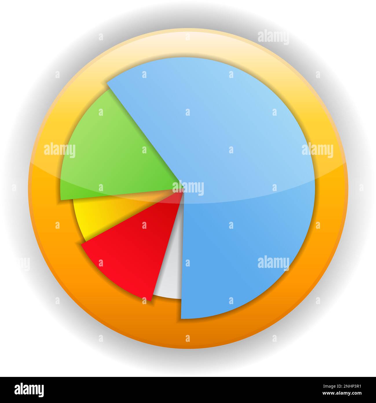 Pie chart icons, vector eps10 illustration Stock Vector Image & Art - Alamy