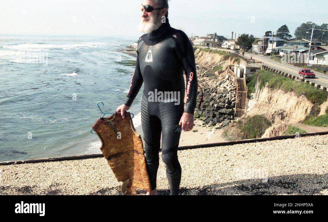 Jack O'Neill inventor of the wetsuit Photos taken near East Cliff Drive in Santa Cruz March 11 ...
