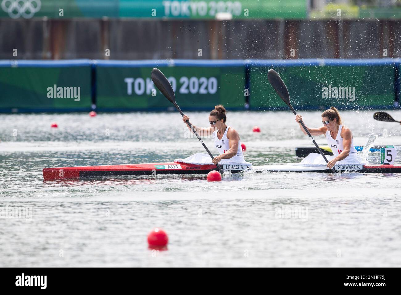 August 02, 2021: Ana-Roxana Lehaci and Viktoria Schwarz of Team Austria ...