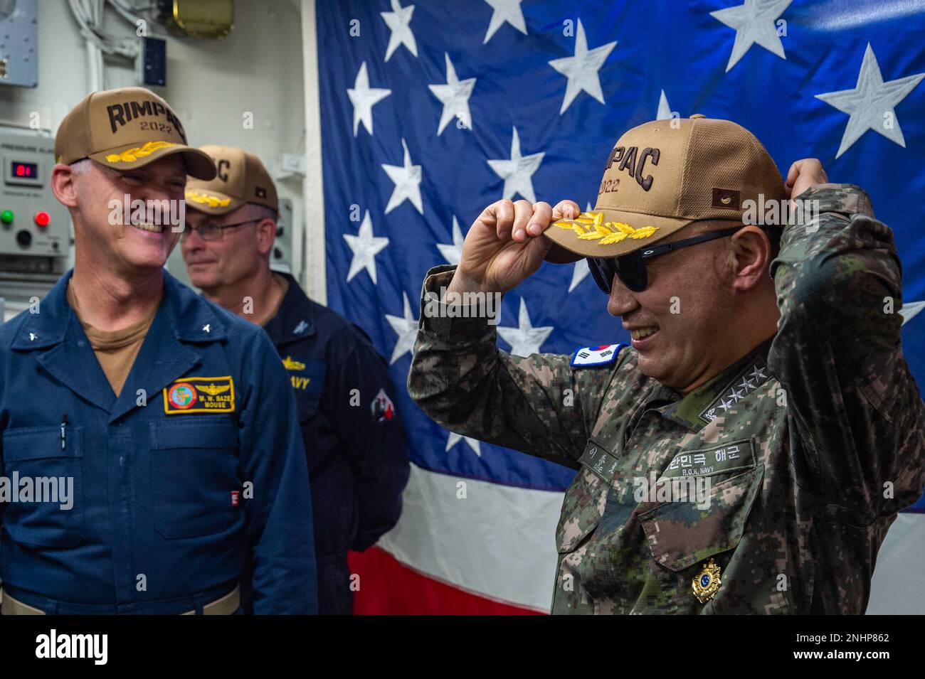 PACIFIC OCEAN (Aug. 1, 2022) U.S. Navy Rear Adm. Michael Baze ...