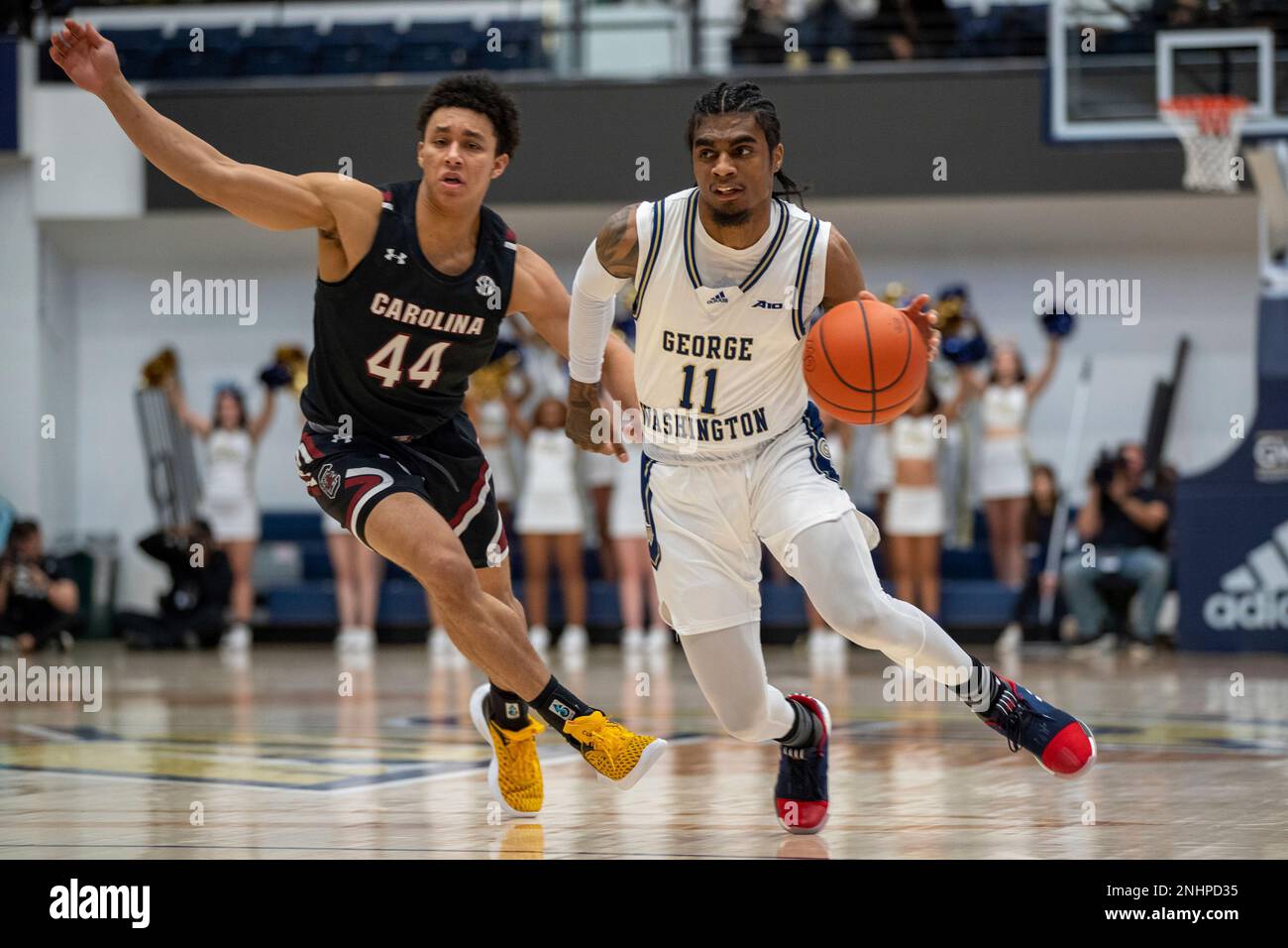 WASHINGTON, DC - NOVEMBER 30: George Washington Colonials guard James ...