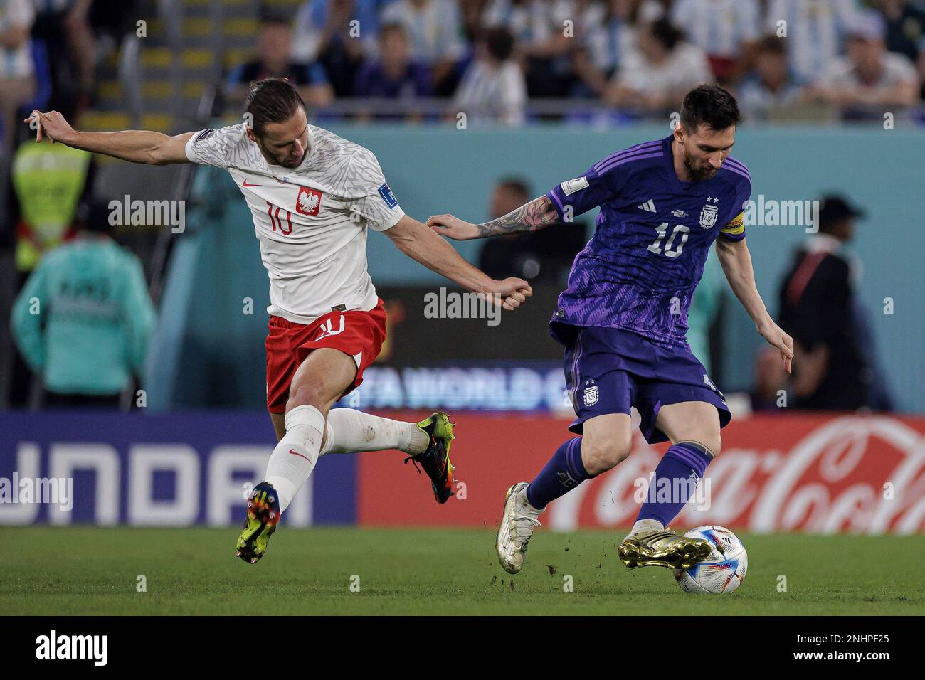 Qatar - Doha - 11/30/2022 - 2022 WORLD CUP, POLAND X ARGENTINA - Messi ...