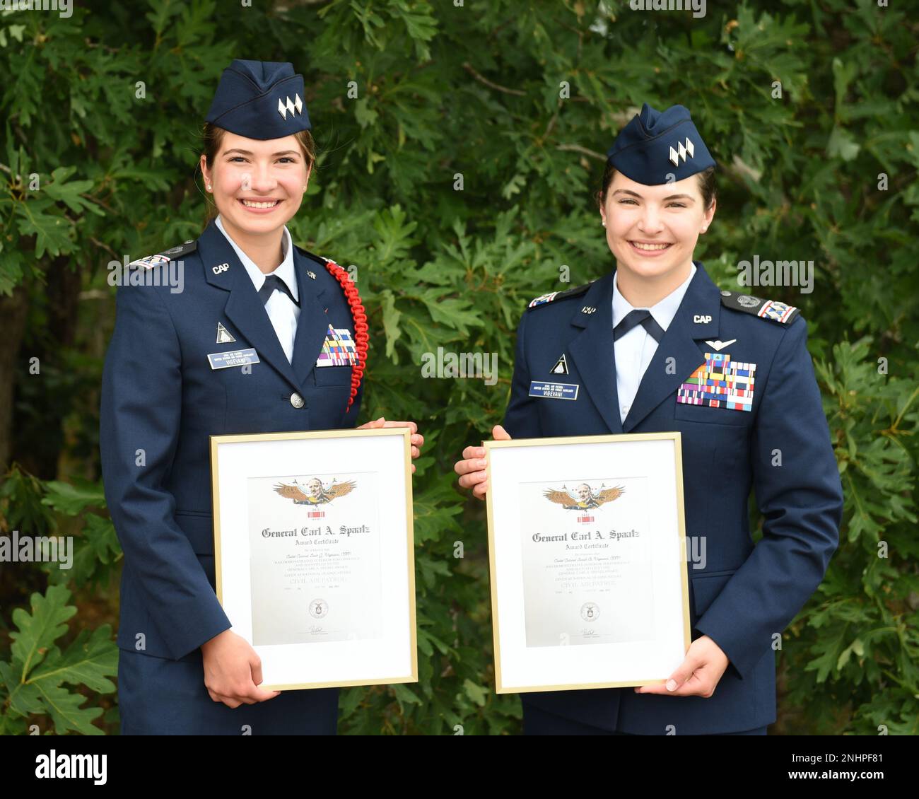 Massachusetts Wing Cadet Colonels Leah Vigevani and Sarah Vigevani are ...