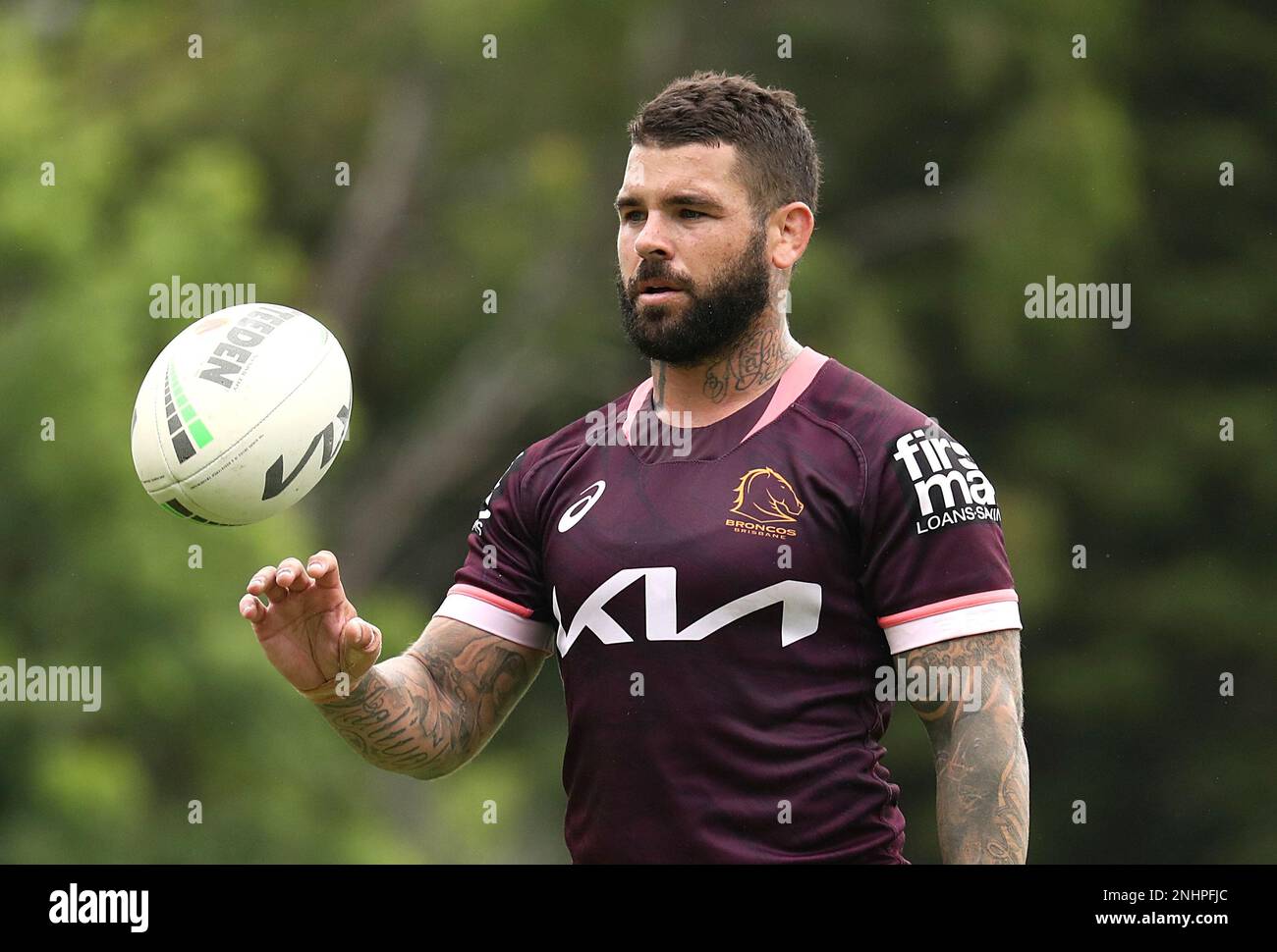 Adam Reynolds during a Brisbane Broncos NRL training session, Brisbane ...