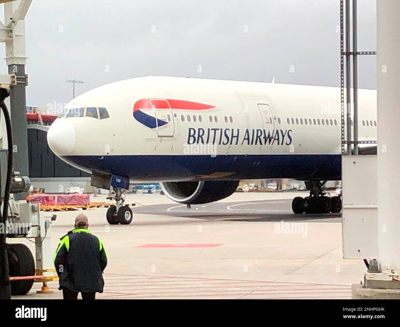 British Airways plane carrying Britain's Prince William and Catherine ...