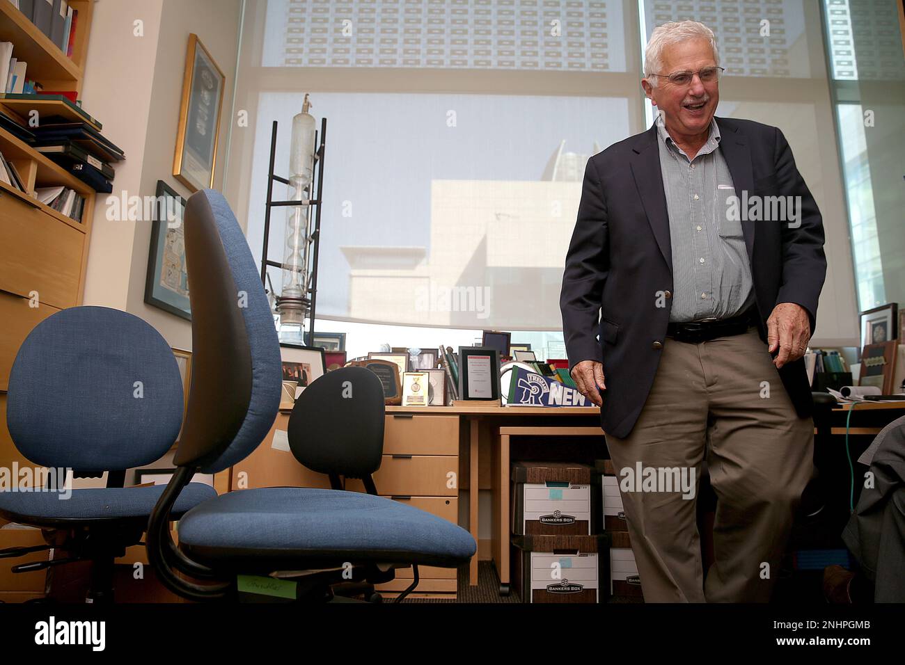 Molecular biology researcher Bruce Albert and science education guru ...