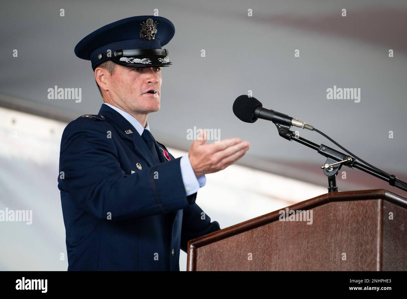 U.S Air Force Col. Scott Rowe, 12th Flying Training Wing commander ...