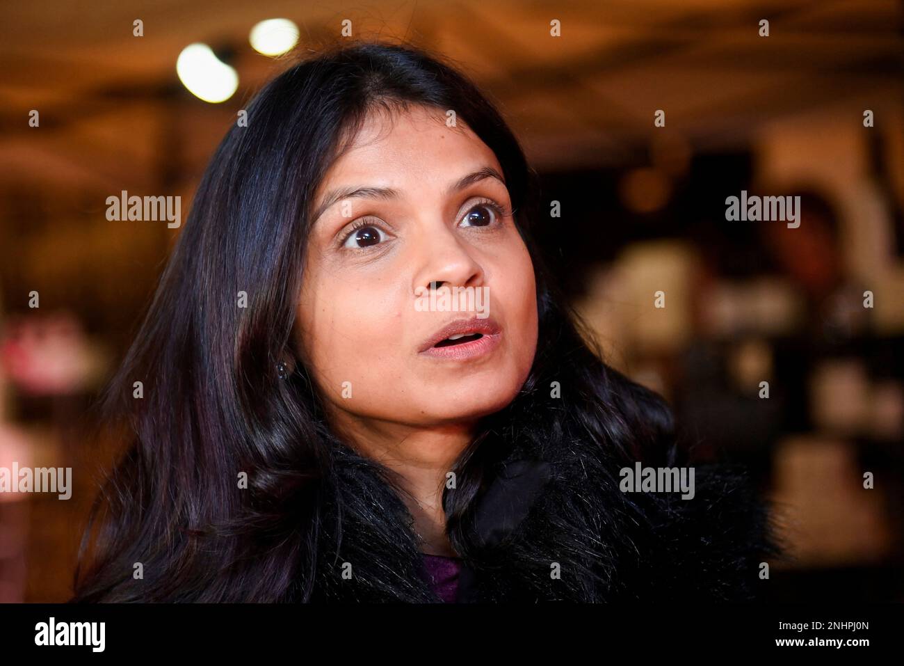 Akshata Murty, wife of Britain's Prime Minister Rishi Sunak, visits a ...