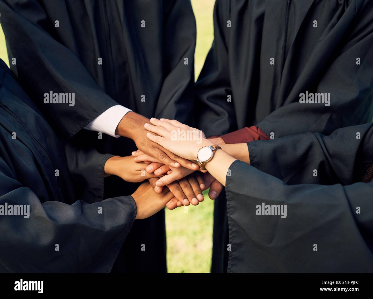 Motivated to make a success of their future. Closeup shot of a group of ...