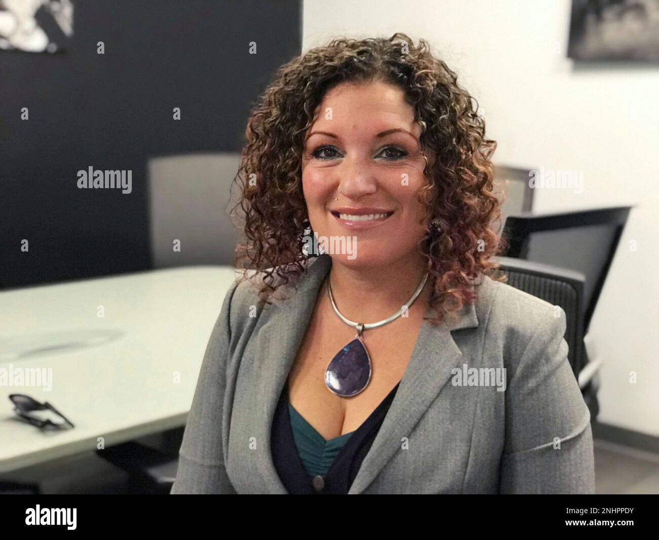 Juli Mazi, a naturopathic doctor, poses for a photo in her office ...