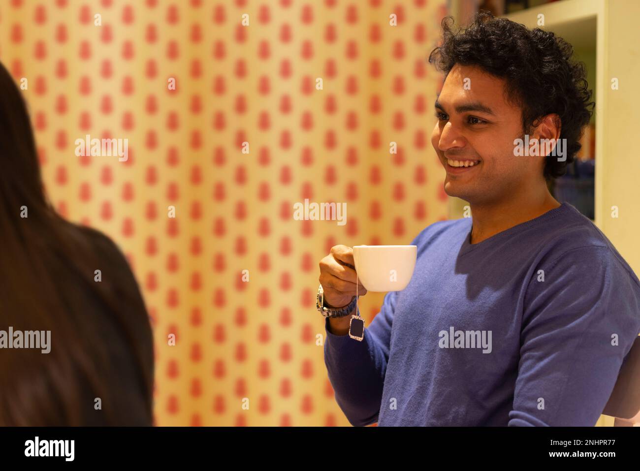 Man having coffee in cafe hi-res stock photography and images - Alamy