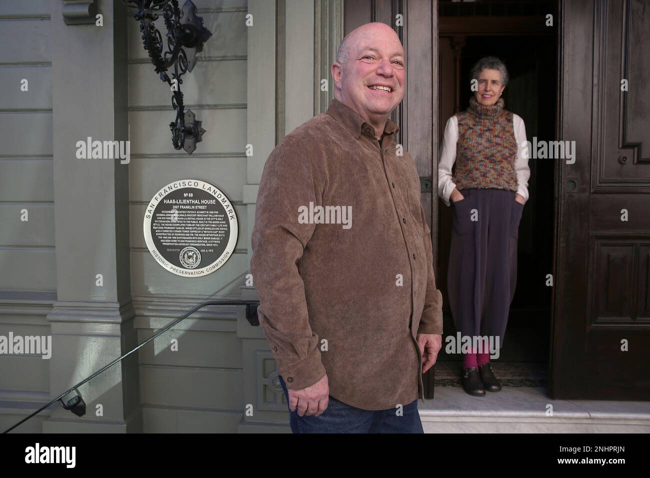 The great grandchildren of William and Bertha Haas, John Rothmann (left ...