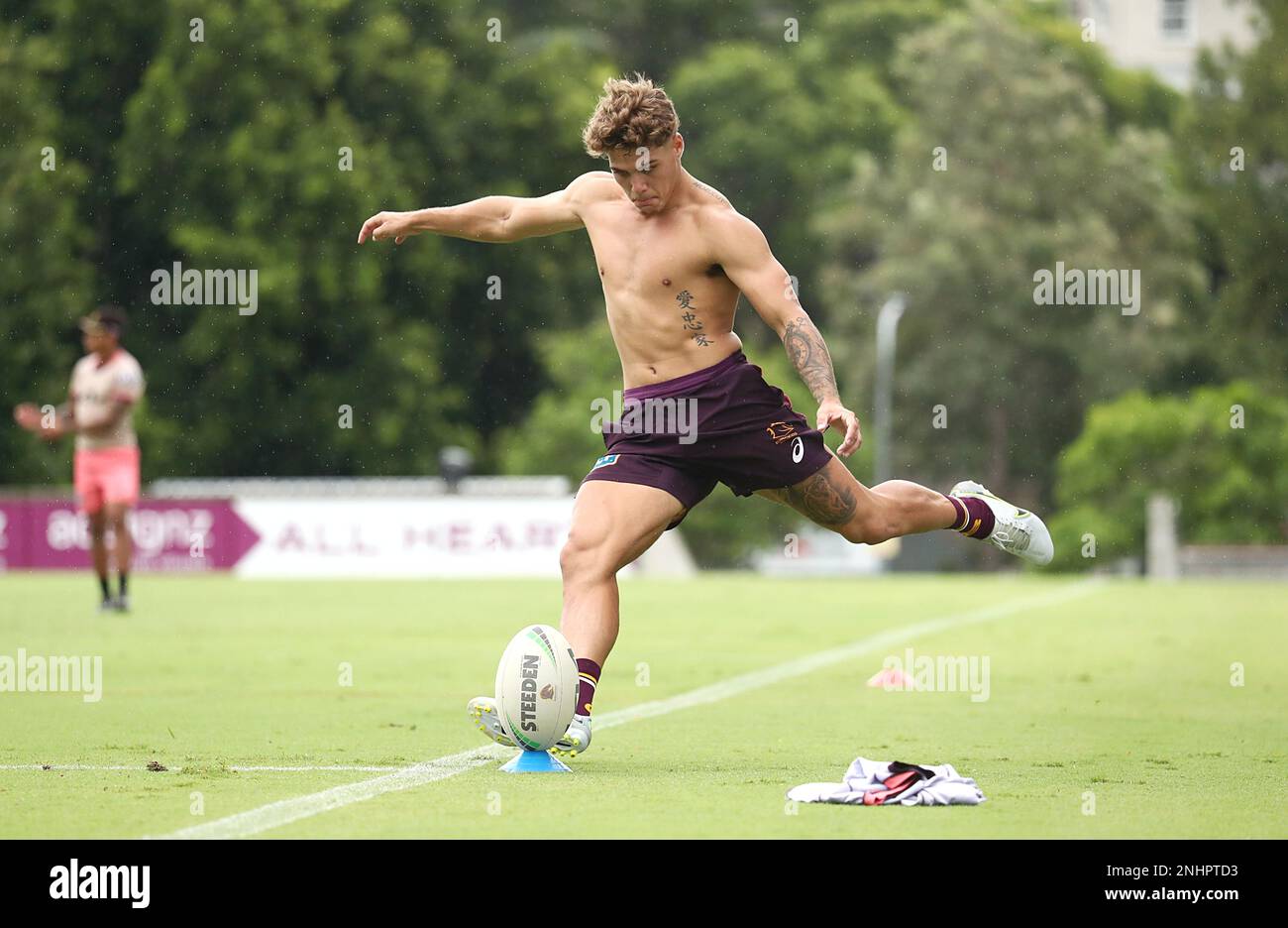 Reece Walsh During A Brisbane Broncos Nrl Training Session Brisbane Wednesday February 22